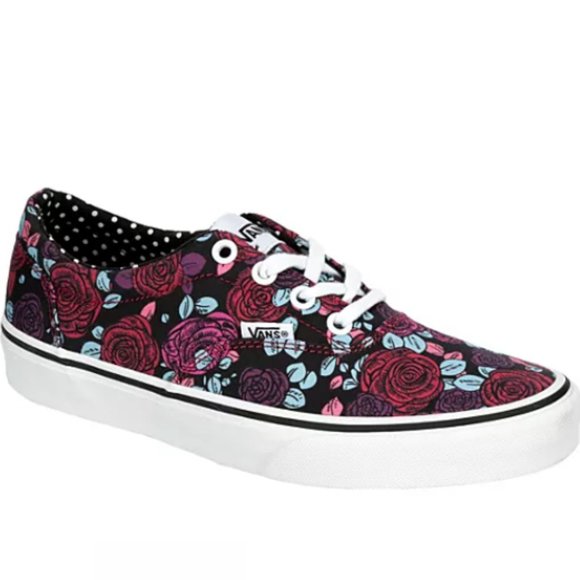 Vans | Shoes | Vans Doheny Romantic Floral Rose Womens Sneakers | Poshmark